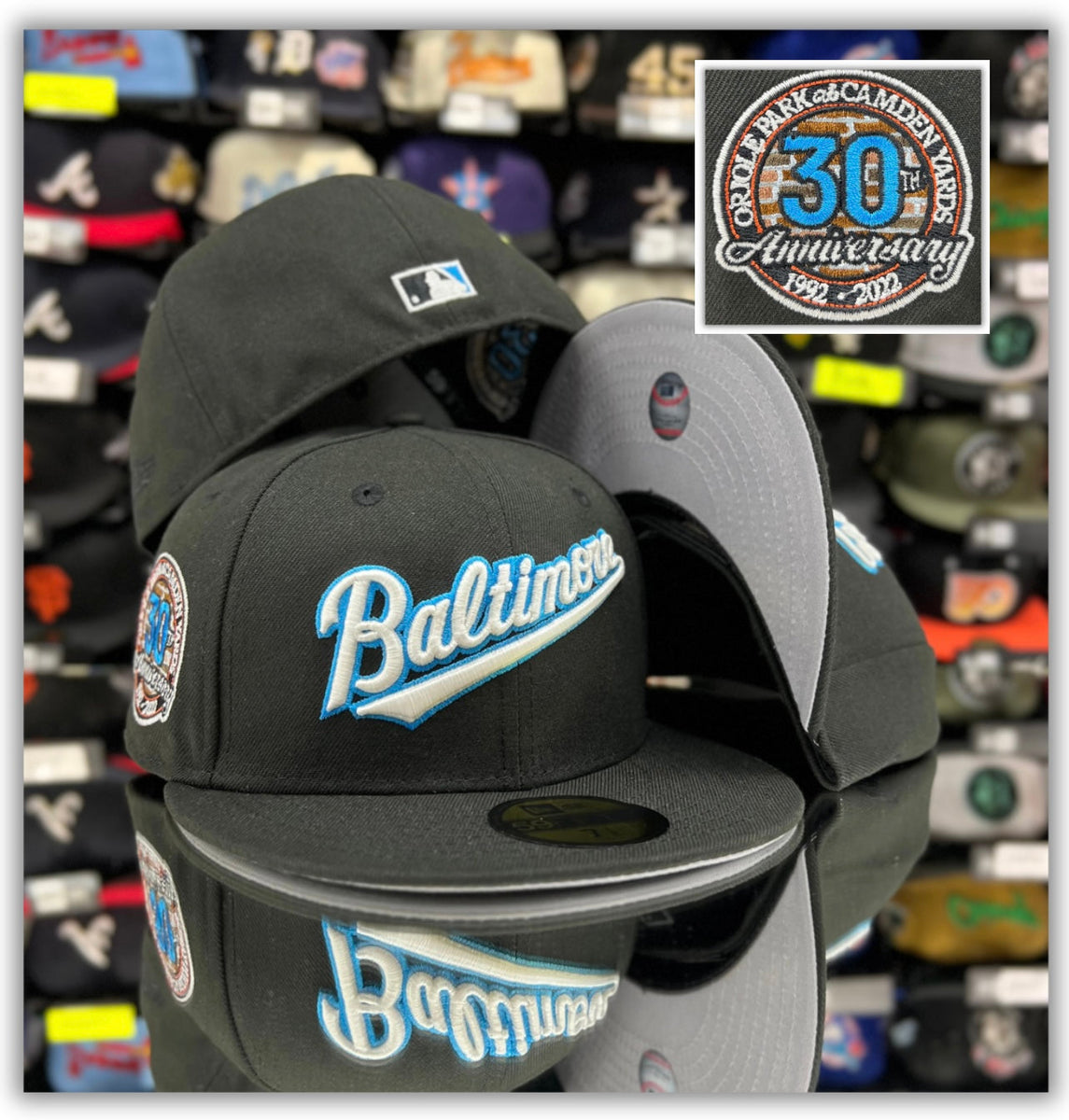 Baltimore Orioles Bk/Grey Uv – BKLYNCAP