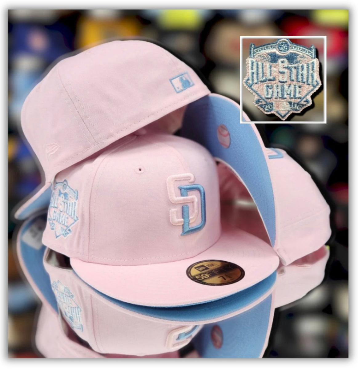 San Diego Padres Pinksky Uv Bklyncap