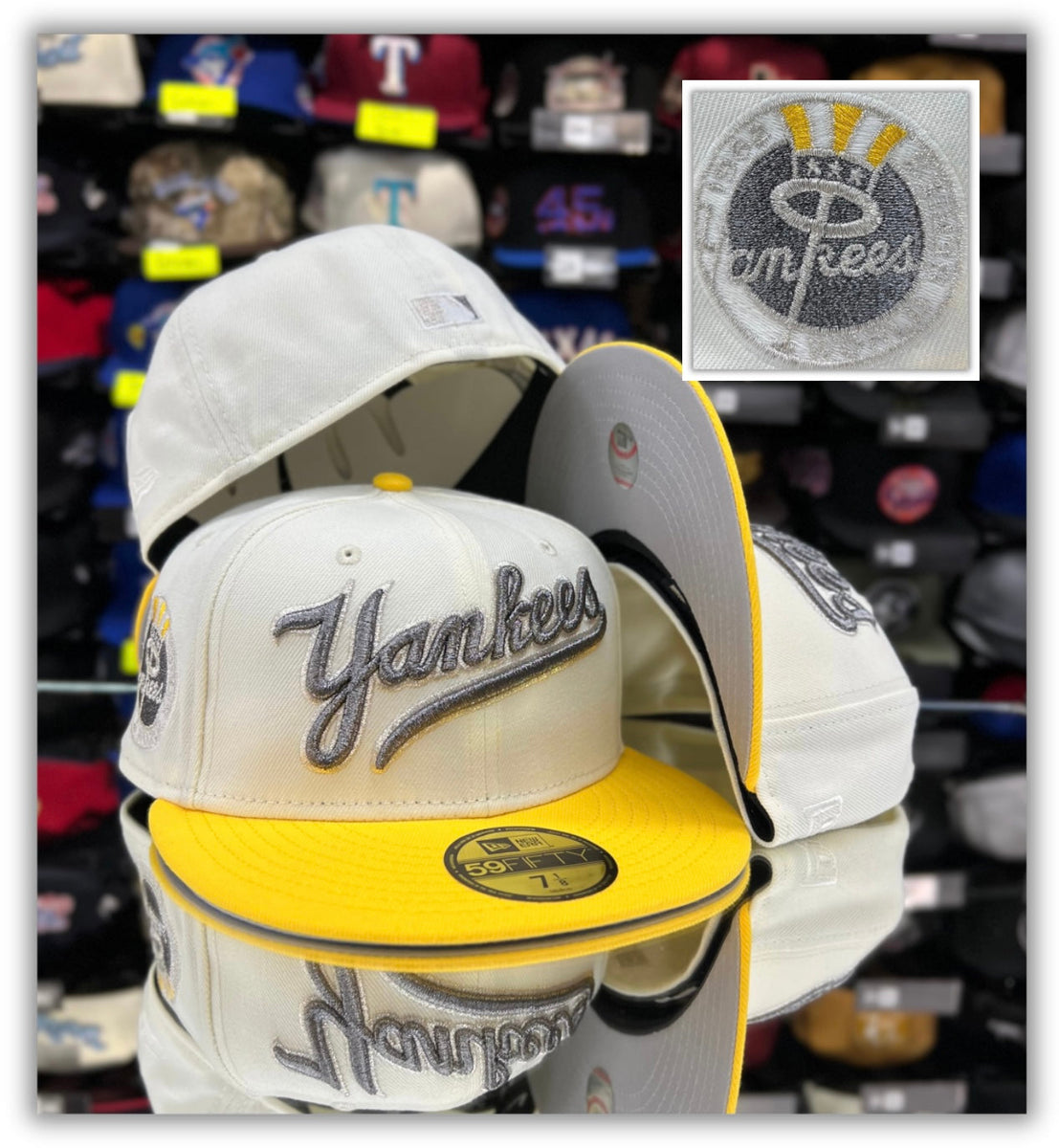 New York Yankees Chrome/Yellow 2T/Grey UV – BKLYNCAP
