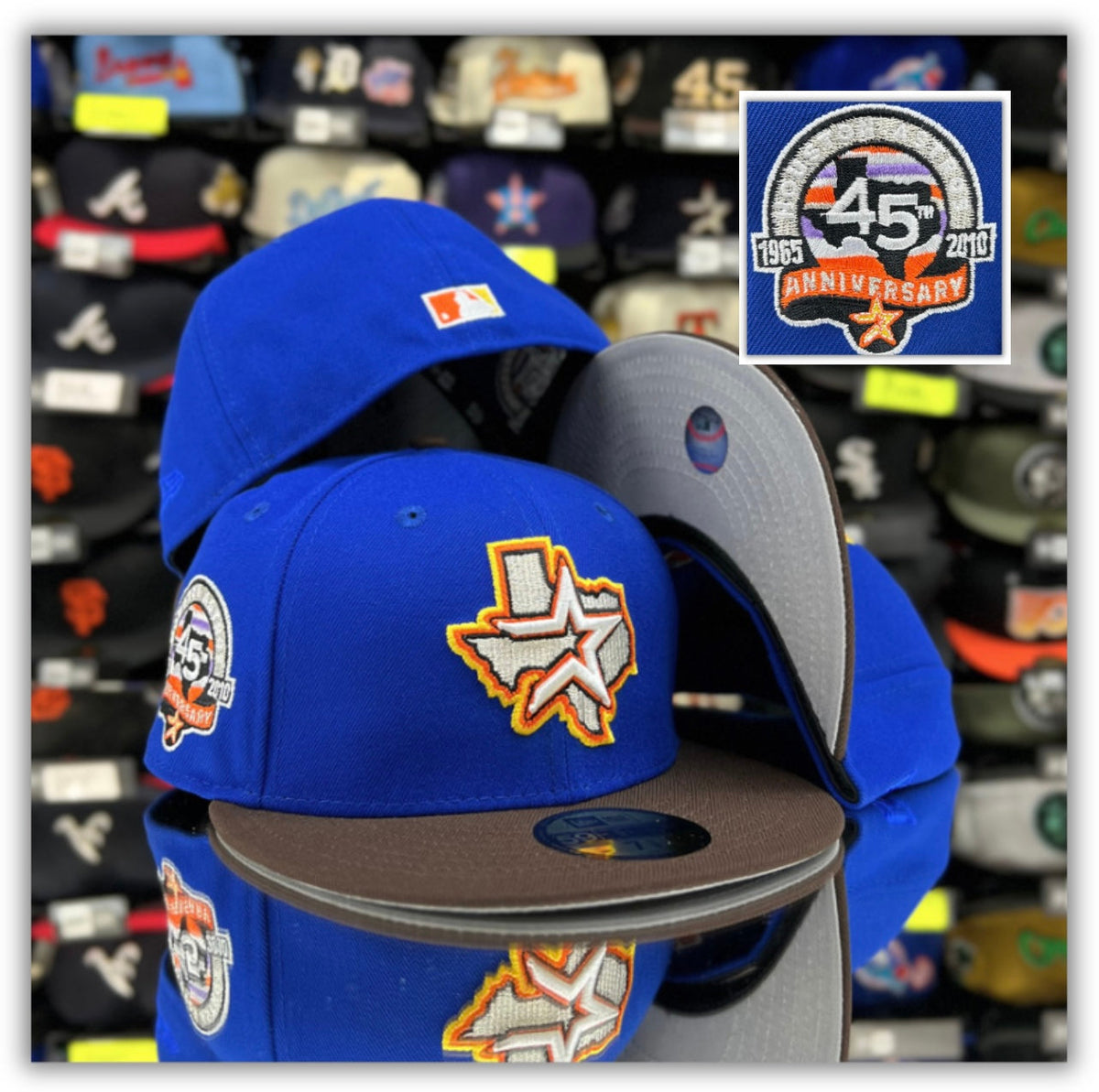 Houston Astros Blue Azure/Walnut 2T/Grey UV – BKLYNCAP