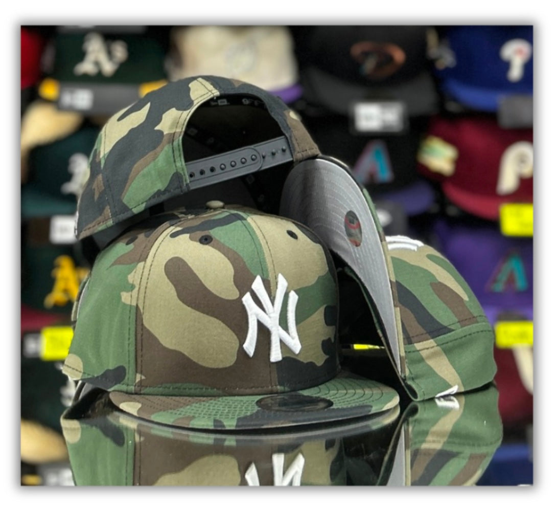 New York Yankees Camo-Snapback – BKLYNCAP