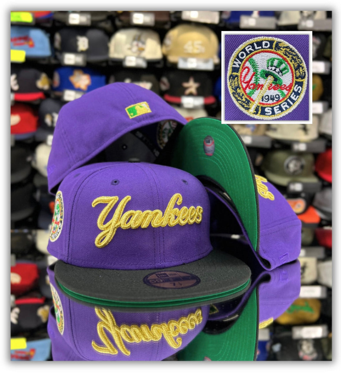 New York Yankees Purple/Bk 2T/Green UV – BKLYNCAP
