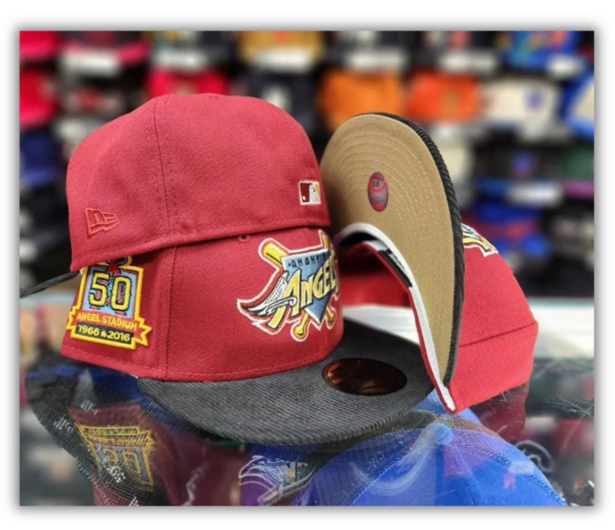 Anaheim Angels Burgundy/Bk Corduroy Brim/Gold UV – BKLYNCAP