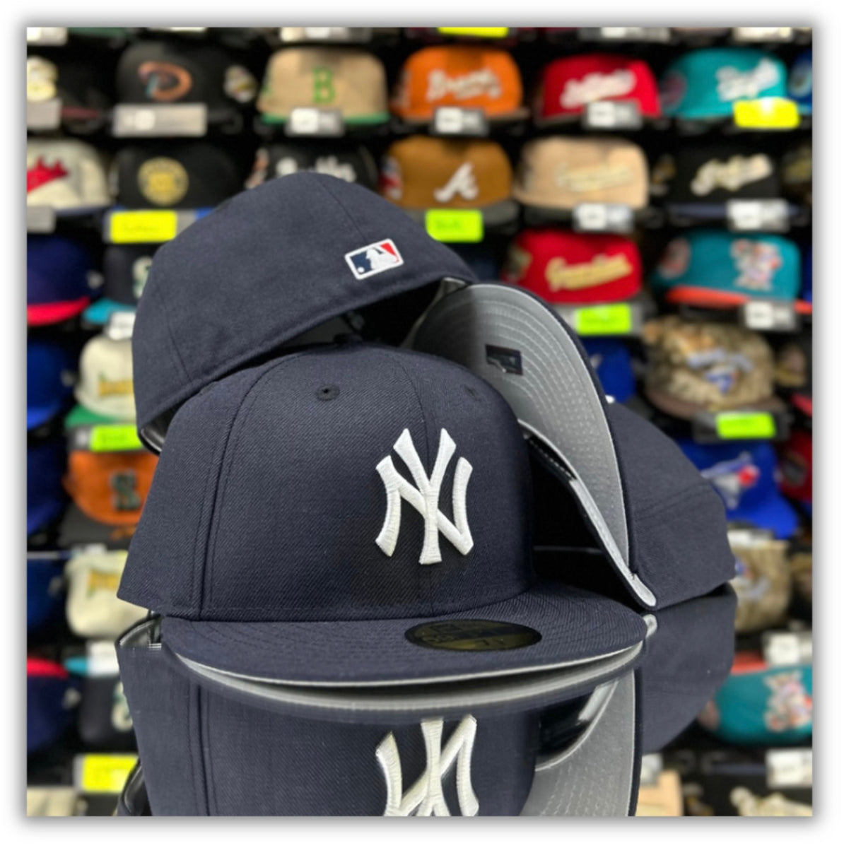 New York Yankees Navy/Grey UV(Classic-Wh Band) – BKLYNCAP