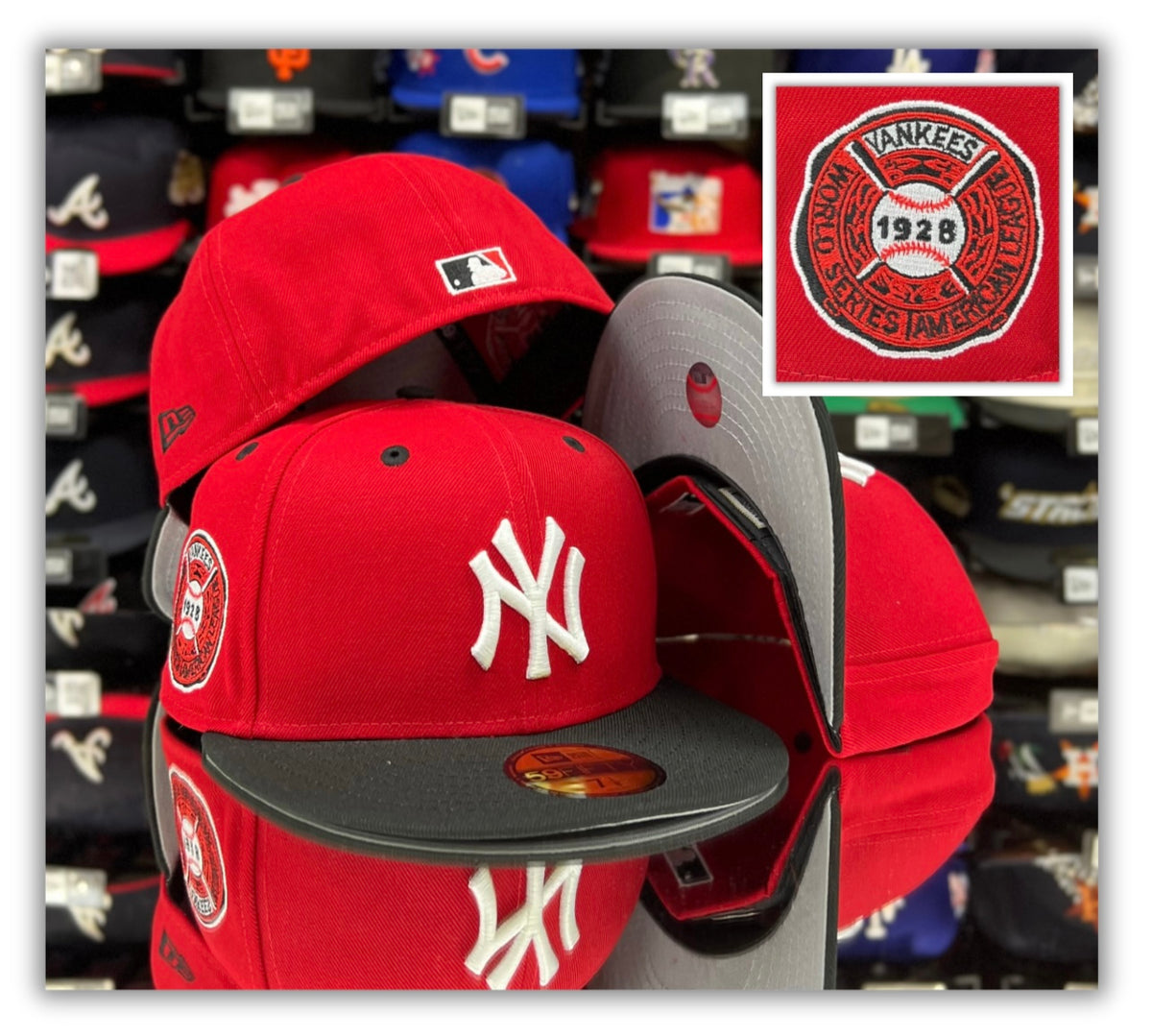 New York Yankees Red/Bk 2T/Grey UV. – BKLYNCAP