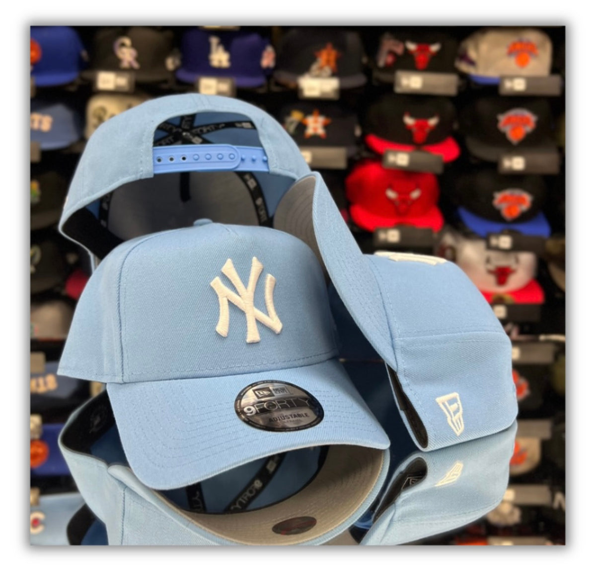 New York Yankees Sky Blue-940 AFrame Snapback – BKLYNCAP