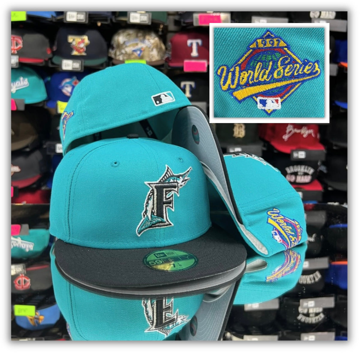 Florida Marlins MLB Cooperstown Collection 1997 WS Patch/Grey UV – BKLYNCAP