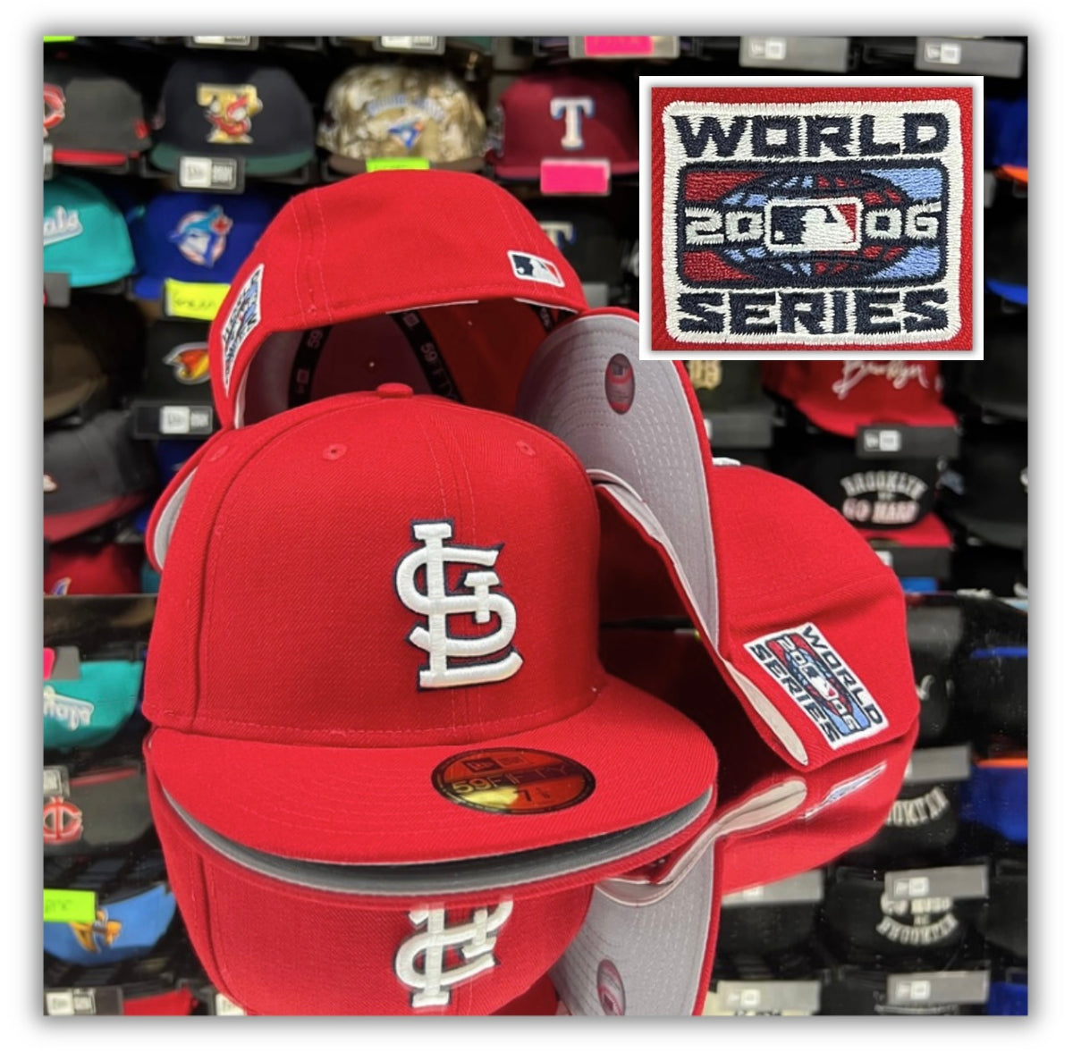 St. Louis Cardinals MLB Cooperstown Collection 2006 WS Patch/Grey UV ...