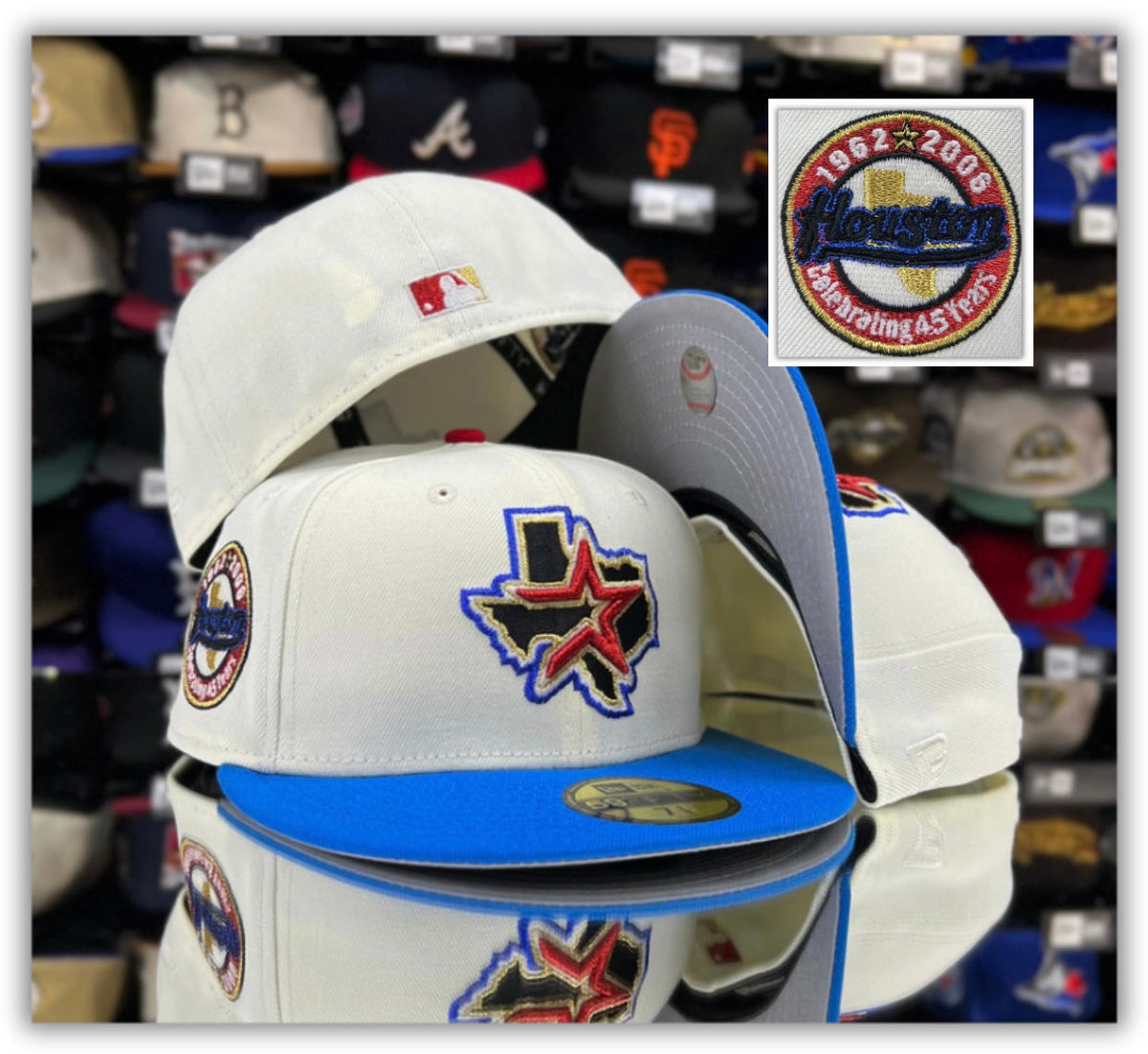 Houston Astros Chrome/Blue Azure 2T/Grey UV – BKLYNCAP