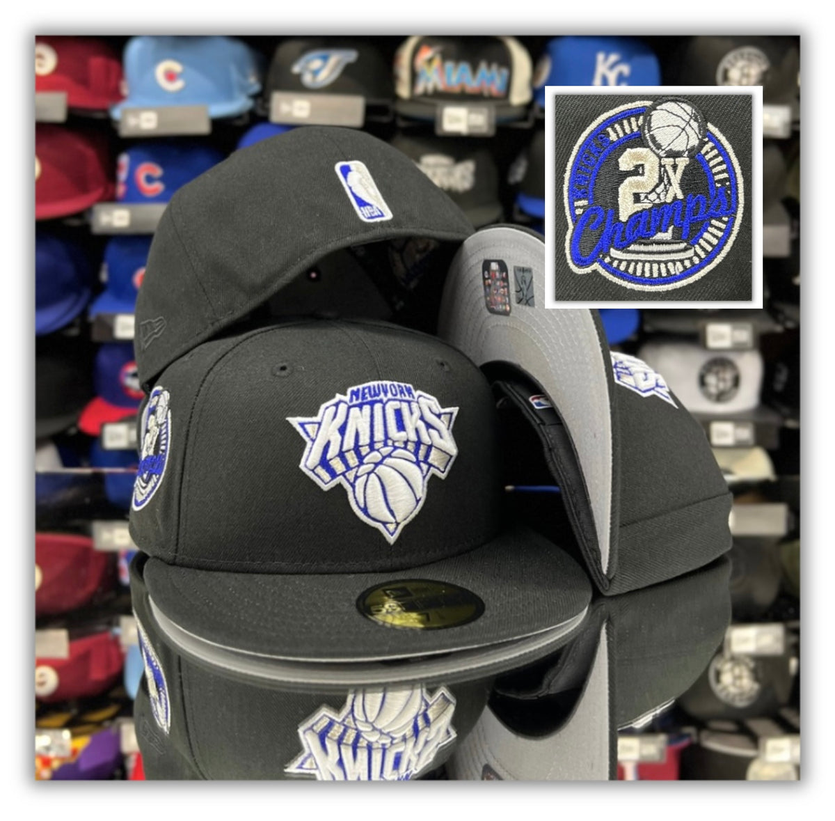 New York Knicks Bk/Grey UV. – BKLYNCAP