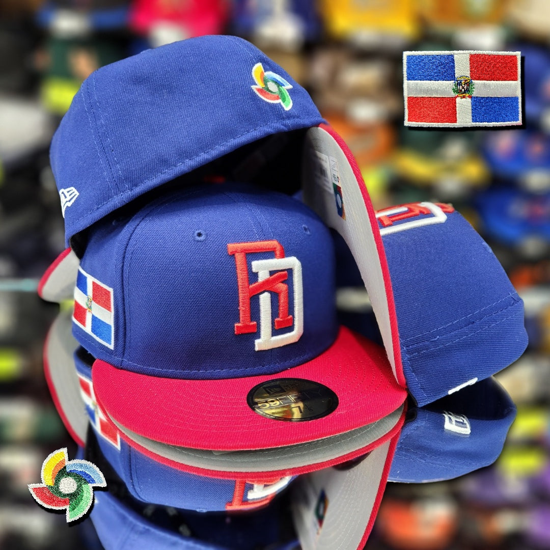 WBC DR-Dominican Republic Royal Blue/Red 2T 5950 Fitted – BKLYNCAP
