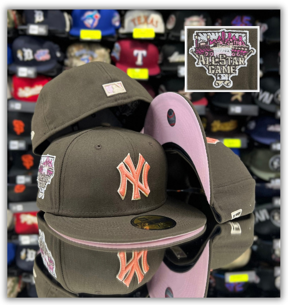 New York Yankees Brown/Pink UV – BKLYNCAP