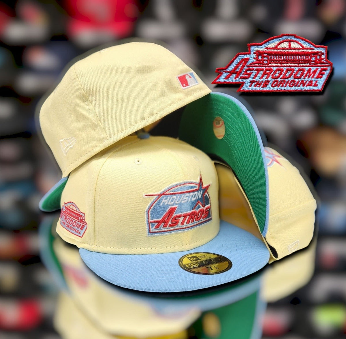 Houston Astros Lt Yellow/Sky Blue 2T/Green UV – BKLYNCAP