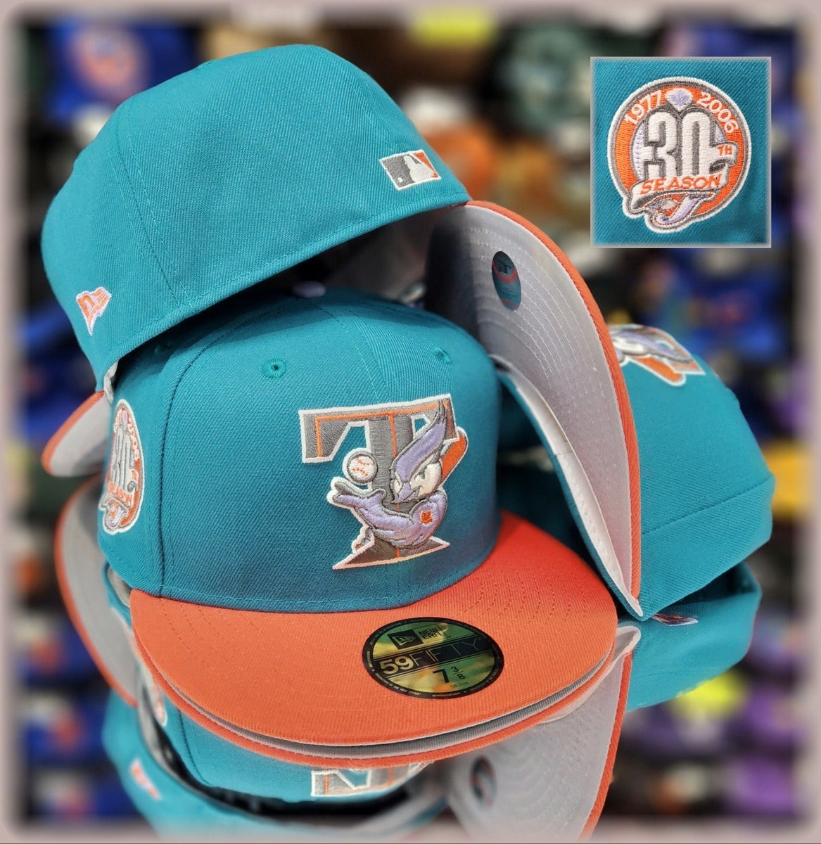 Toronto Blue Jays Aqua/Orange/Grey UV – BKLYNCAP